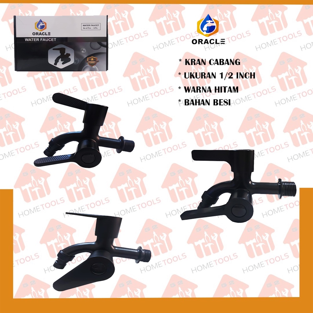 Jual Kran Cabang Kran Taman Kamar Mandi Oracle Hitam Mewah Kran Air ...