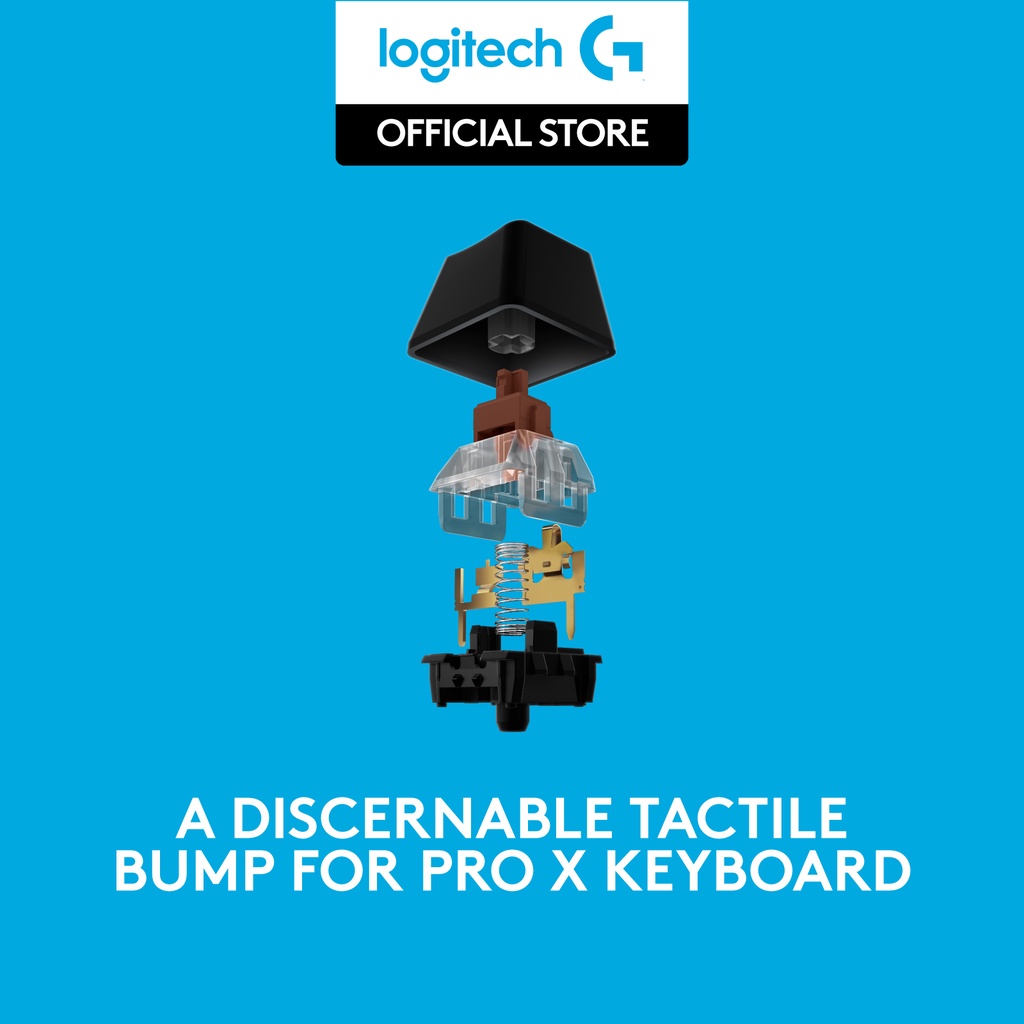 Jual Logitech GX Switch Mechanical Keycaps Keyboard Gaming - Brown ...