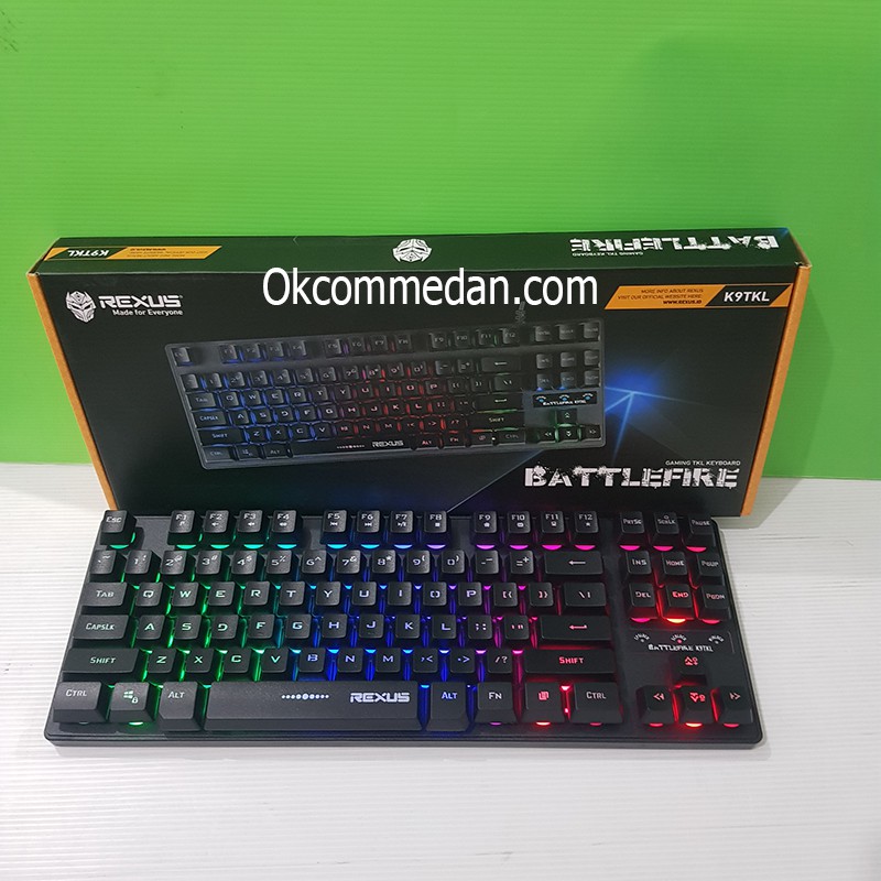 Jual Keyboard Gaming Rexus K9 TKL | Shopee Indonesia
