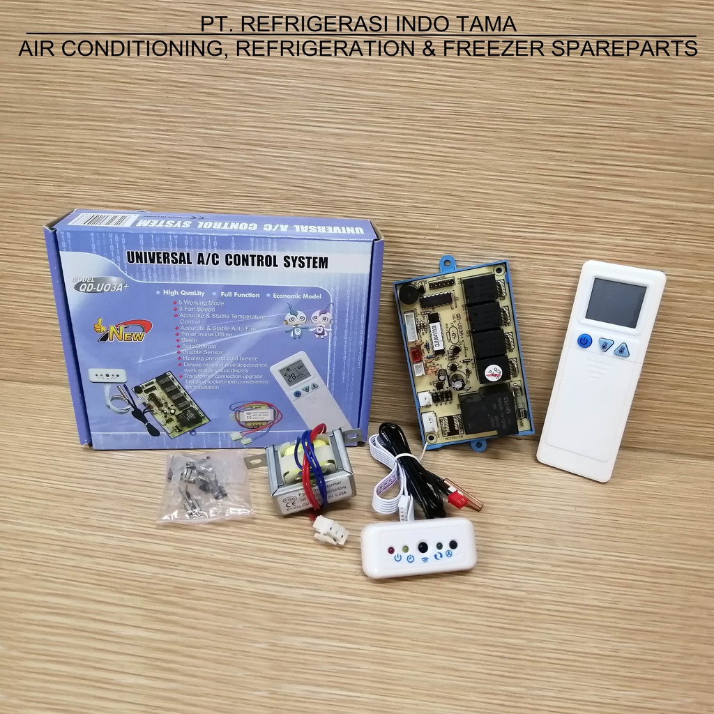 Jual REMOTE CONTROL AC UNIVERSAL QD-U03A+ / MODUL AC + PCB SET | Shopee ...