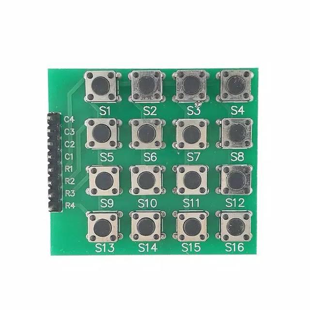 Jual Modul Keypad 4x4 Matrix 16 Tombol Mcu Push Button 8 Pin | Shopee ...
