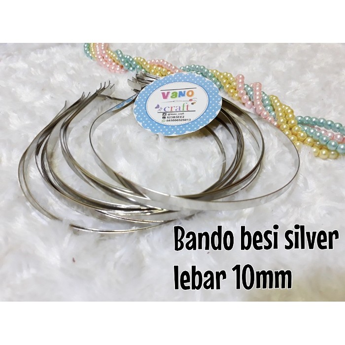 Jual Bando besi silver tanpa gerigi lebar 10 mm,6 mm | Shopee Indonesia
