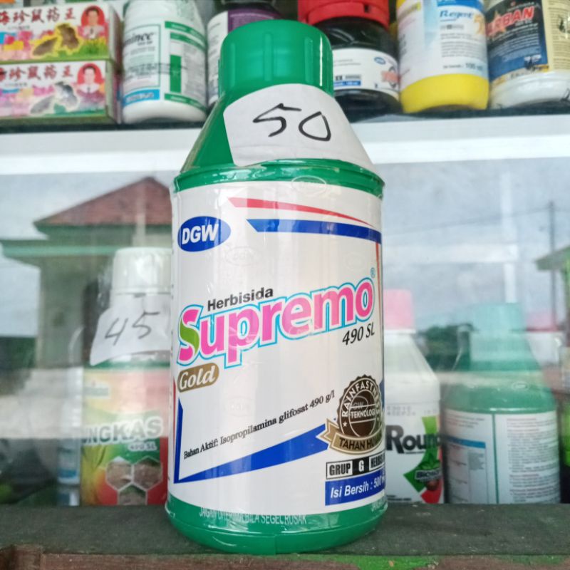 Jual Herbisida Supremo Gold 490 SL Kemasan 500 ML Obat Rumput Tanaman ...
