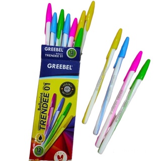 Jual Greebel Ballpoint | Pen Trendee 01 (@ 12 Pen) | Shopee Indonesia