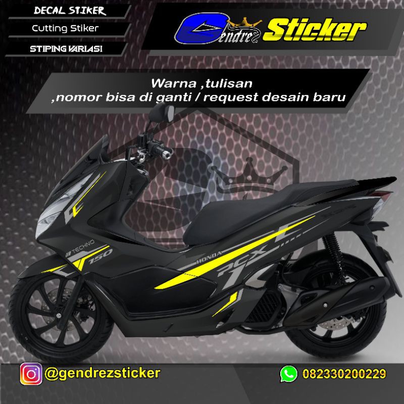 Striping minimalis Honda PCX | Shopee Indonesia
