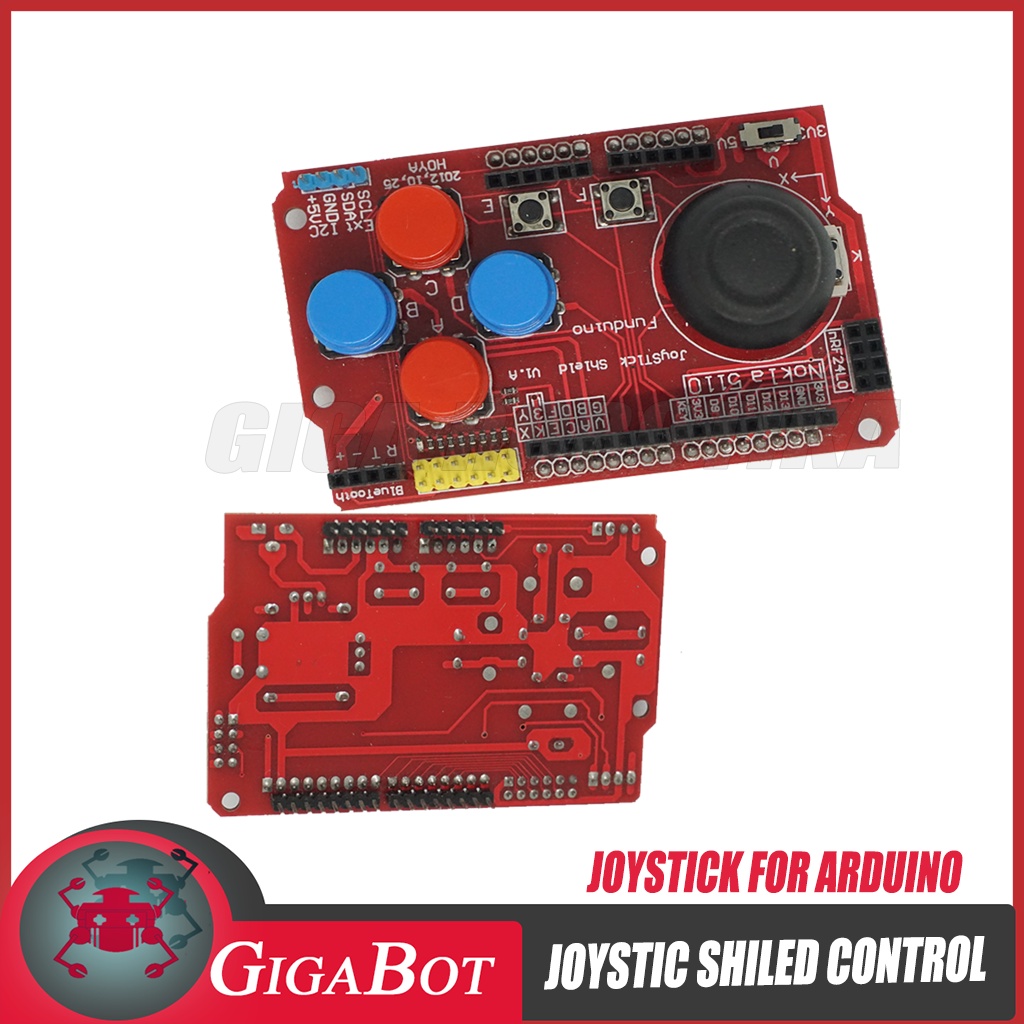 Jual Arduino Joystick Shield Gamepad Shield For Control Arduino Uno