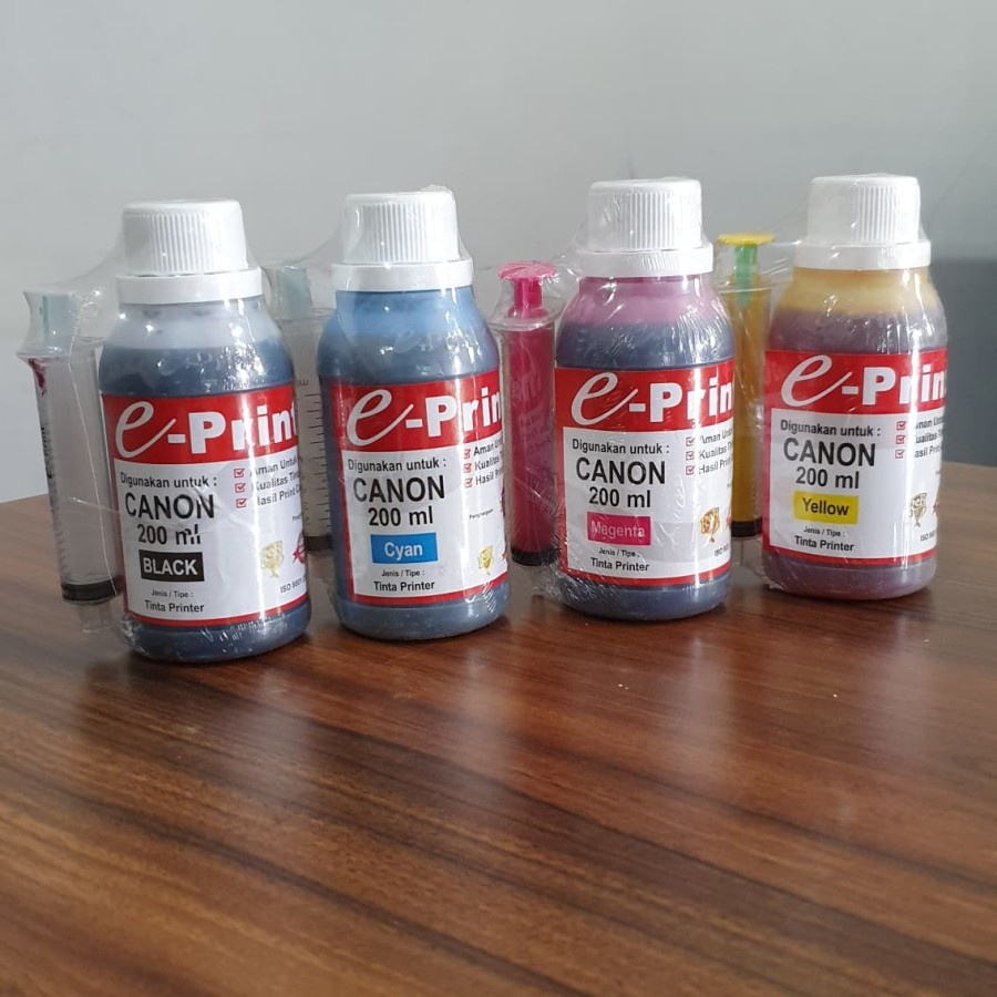 Jual Tinta isi ulang printer Eprint (Canon) 200 ml | Shopee Indonesia