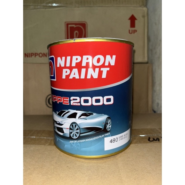 Jual Cat Duco Nippe 2000 480 Super Black 1 Liter Indonesia|Shopee Indonesia