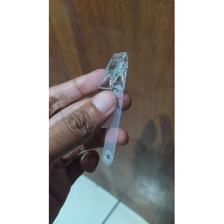 Jual Jepit penjepit id card nametag transparant bening karyawan kantor ...