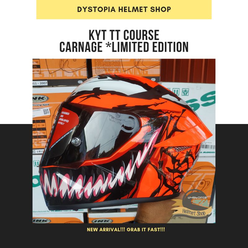 Jual KYT TT Course Carnage KYT TT Course Marvel Limited Edition ...
