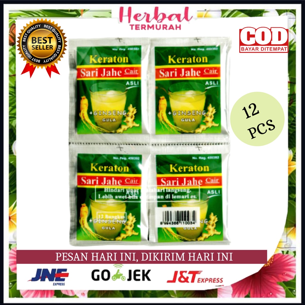 Jual MINUMAN SARI JAHE KERATON CAIR ISI 12 SACHET | Shopee Indonesia