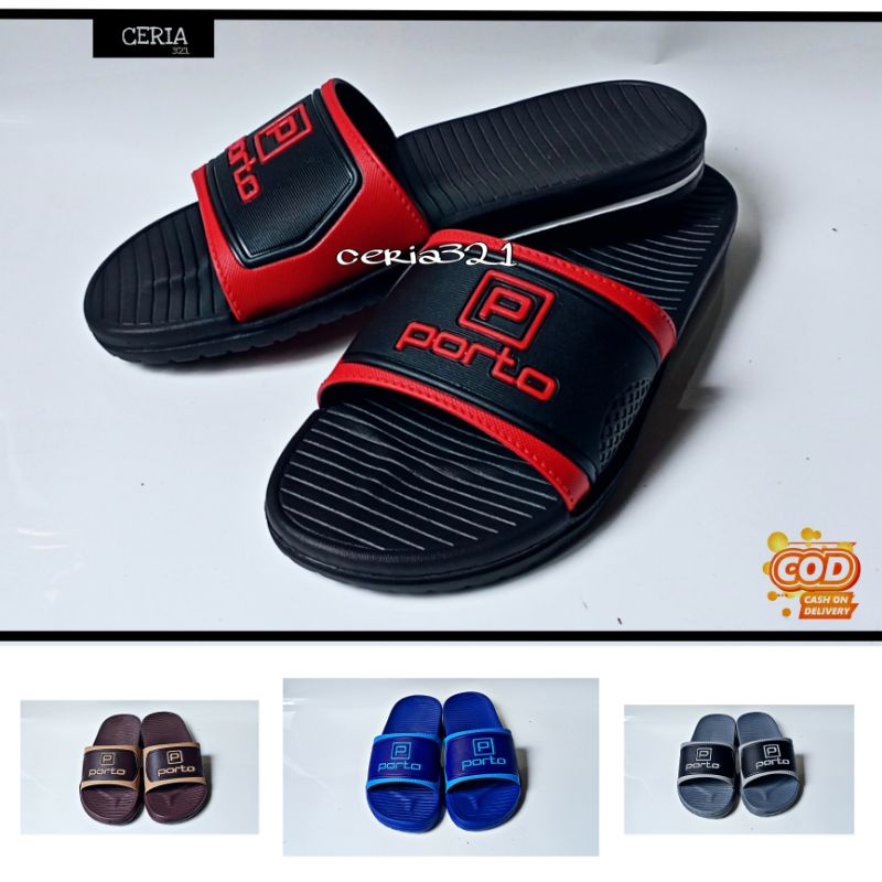 Jual Porto Sandal Porto Laki Laki Sandal Slop Porto Pria Remaja ...