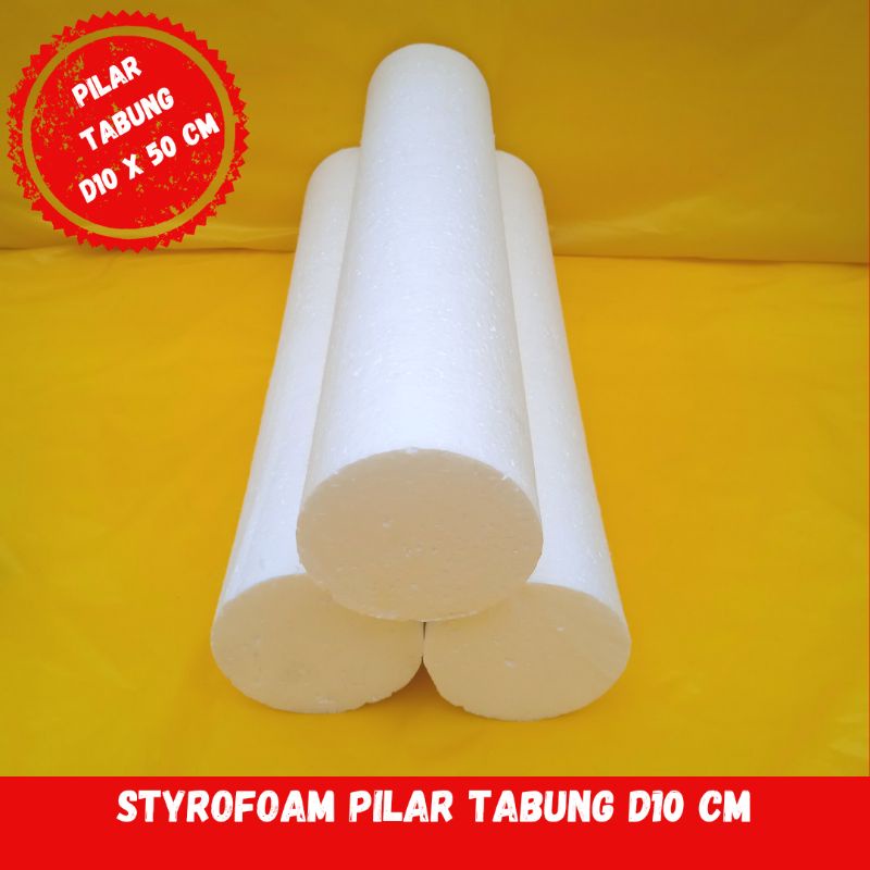 Jual styrofoam pilar tabung / styrofoam bulat / sterofoam pilar ...
