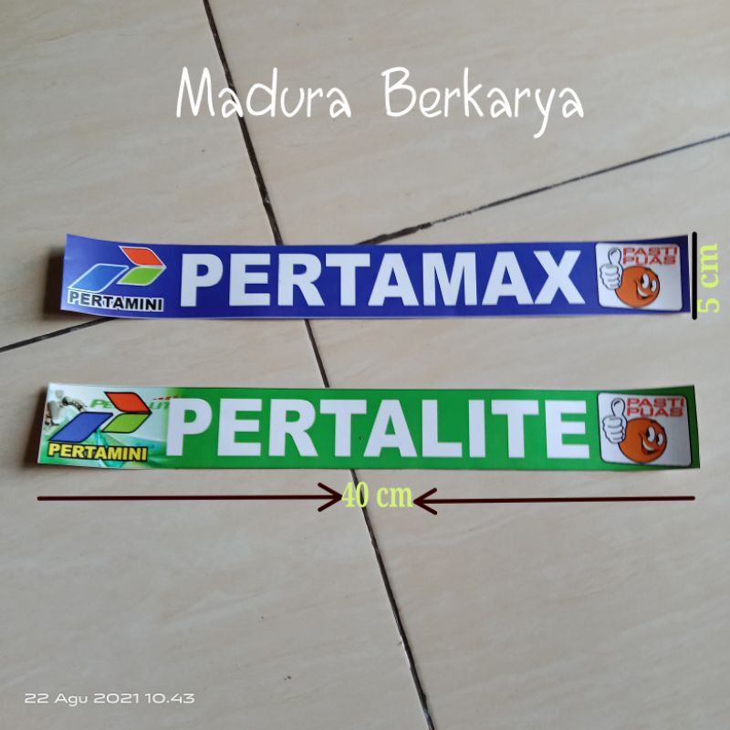 Jual Stiker Pom Mini Pertamax Pertalite | Shopee Indonesia