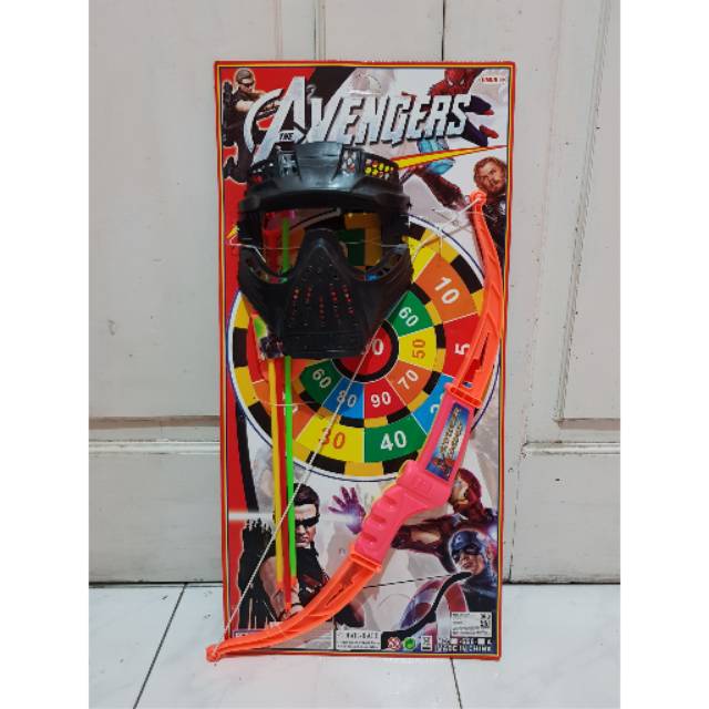 Jual Mainan set topeng anak panah archery target panahan avengers ...