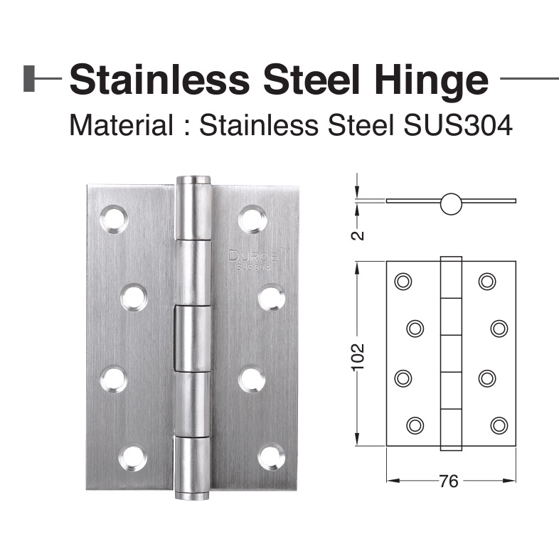 Jual Engsel Pintu Kupu Kupu Duroe Hinge 432 Bal Bearing 2BB Butterfly ...