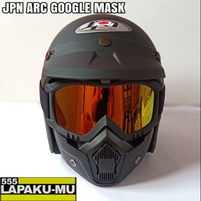 Jual Helm Jpn Arc Original google mask | Shopee Indonesia