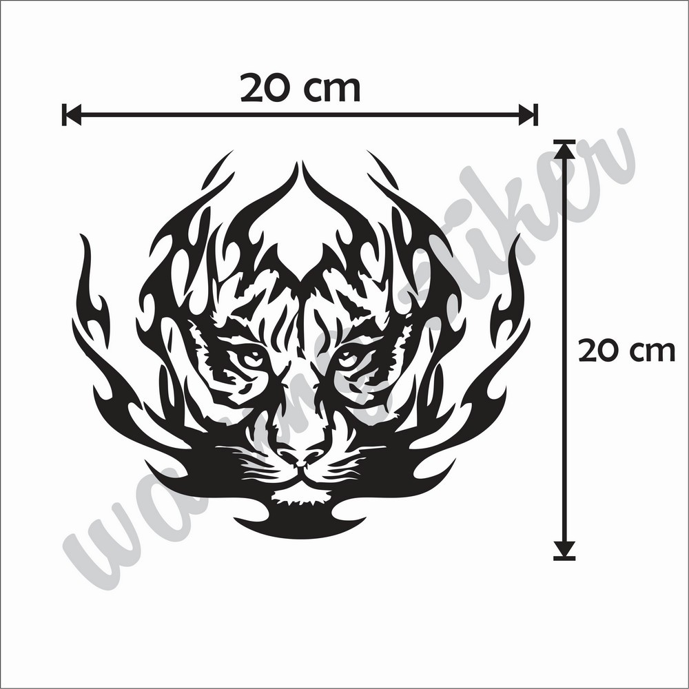 Jual Stiker Motor Visor Nmax Pcx Lexi Adv Stiker Cutting Logo Macan Api ...