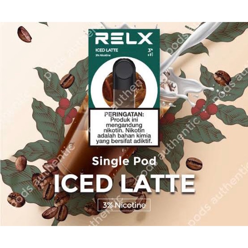 Jual RELX POD PRO ICED LATTE | Shopee Indonesia