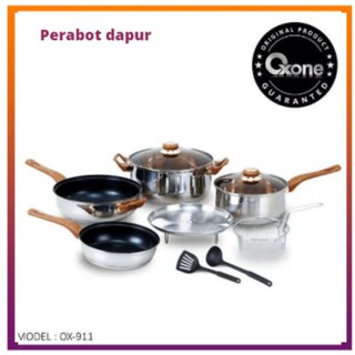 Jual Oxone Panci Set Oxone Ox 911 Basic Cookware Set OXONE 4+2Pcs ...