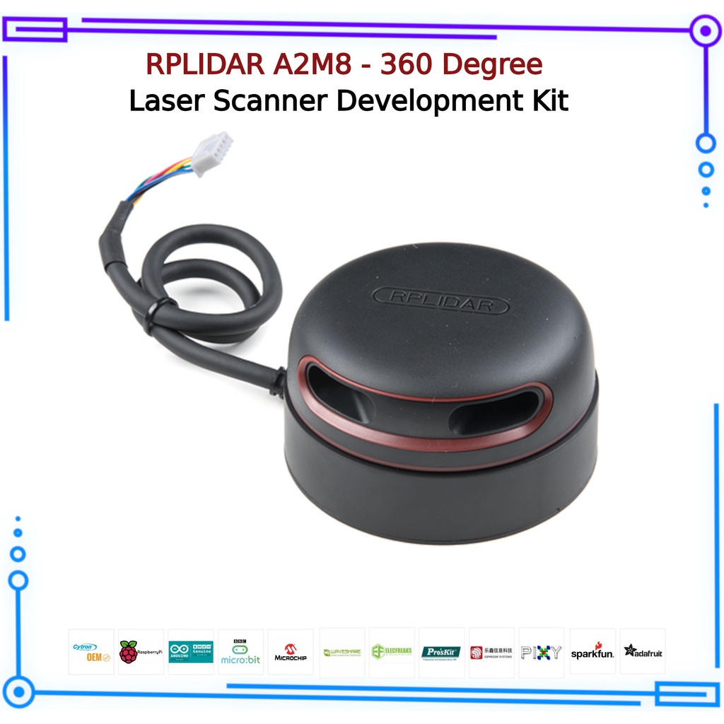 Jual RPLIDAR A2M8 - 360 Degree Lidar Laser Scanner Development Kit ...