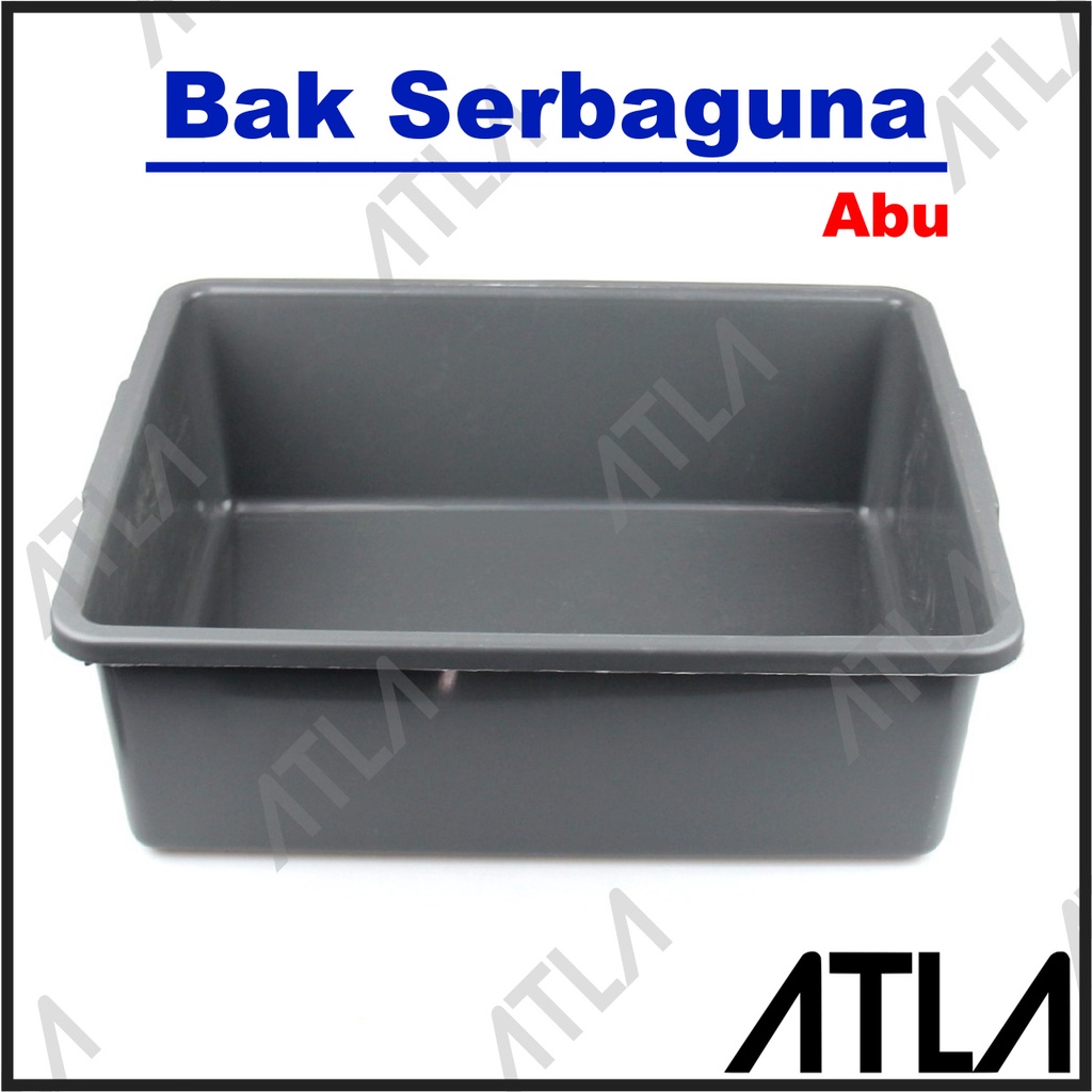 Bak Wadah Baskom Kotak plastik Instalasi Hidroponik Box Pasir Kucing ...