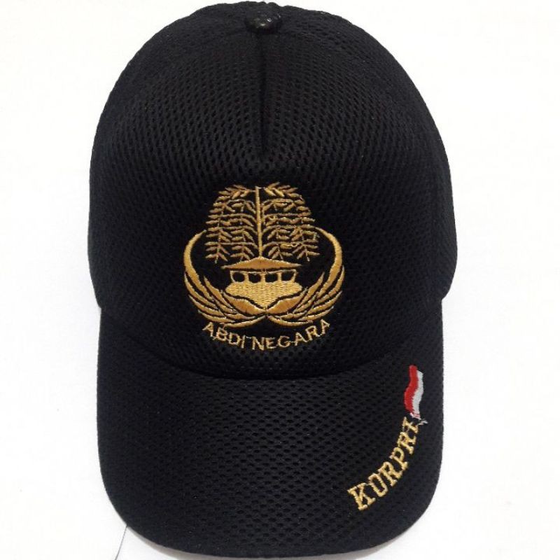 Jual TOPI DINAS KORPRI ABDI NEGARA FULL BORDIR ORIGINAL PREMIUM ...