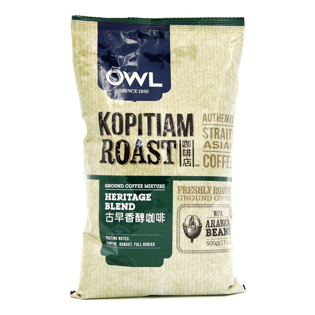 Jual Owl Kopitiam Roast & Ground Coffee Powder - Heritage Blend 500g ...