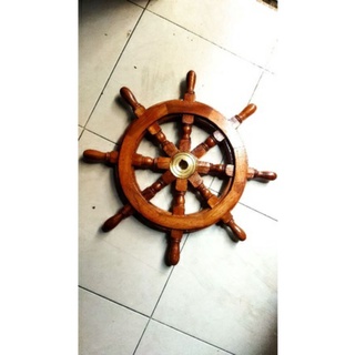 Jual SETIR KAPAL KEMUDI PERAHU 22 Inch (Kayu Jati) | Shopee Indonesia