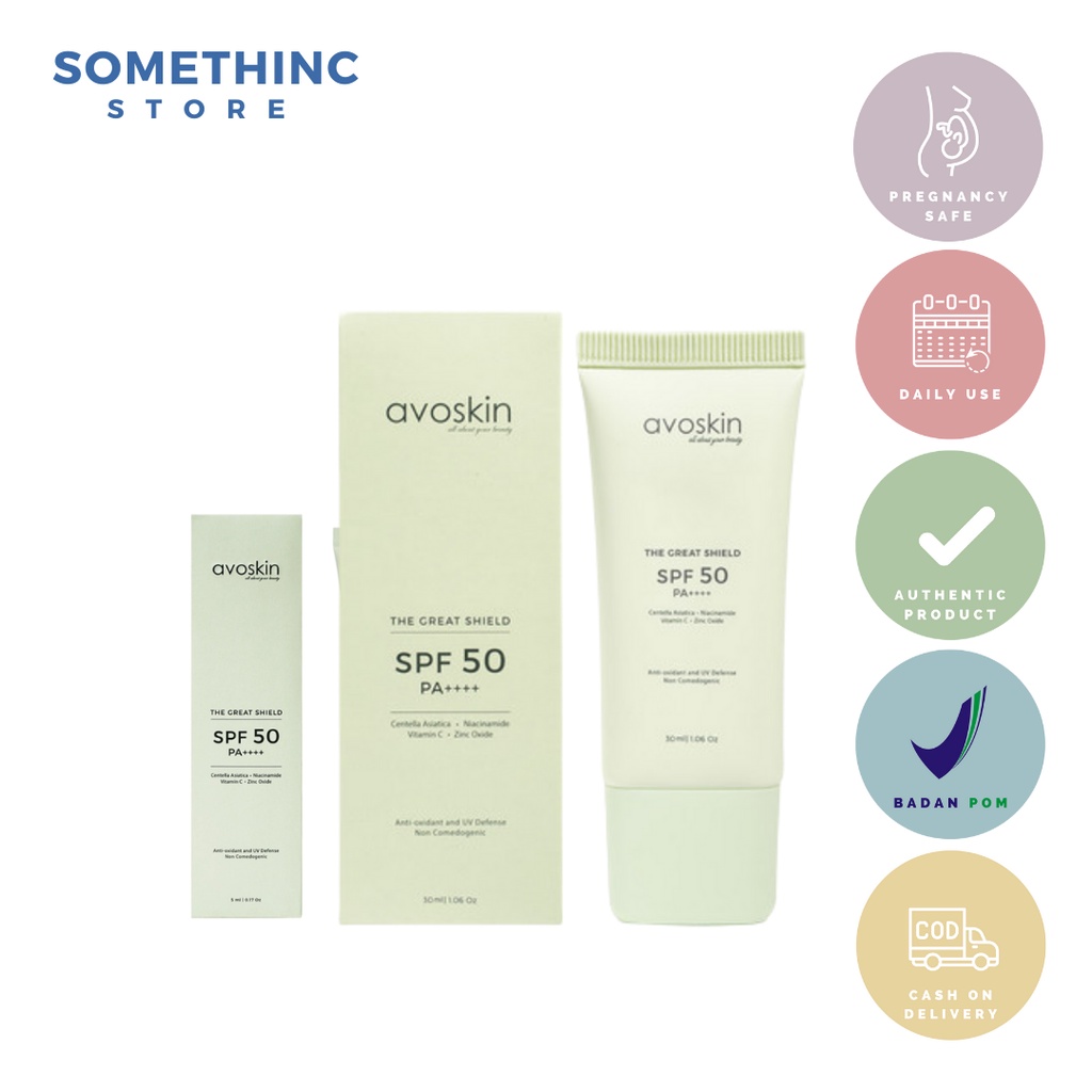 Jual Avoskin The Great Shield Sunscreen 5ml 30ml Indonesia|Shopee Indonesia