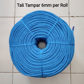 Jual Tali Tampar Plastik 6mm per Roll / Tali Tambang Plastik senar 6 mm ...
