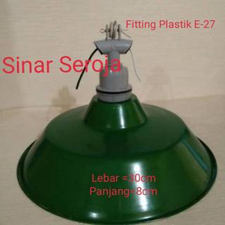 Jual Kap Lampu Hijau / Kap wd E27 / Kap lampu jalan anti air + fiting kramik / Kap wd+fitting e ...