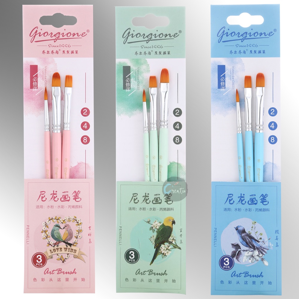 Jual GIORGIONE ARTIST BRUSH SET 3 / KUAS LUKIS SET 3 / KUAS LUKIS ... Jual GIORGIONE ARTIST BRUSH SET 3 / KUAS LUKIS SET 3 / KUAS LUKIS ...