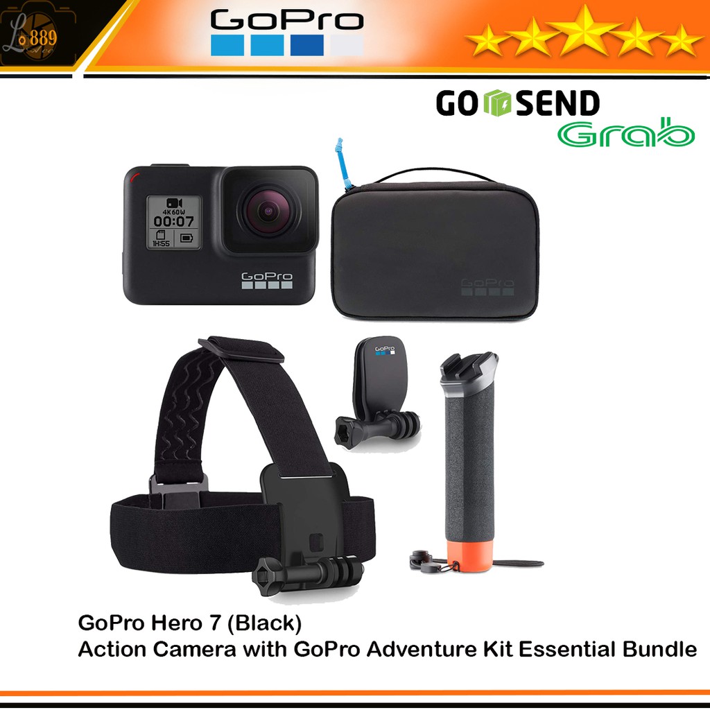 Jual Gopro Hero 7 Black 4K Go Pro Hero 7 Go Pro Hero7 Gopro Hero7 Adventure KIT | Shopee Indonesia