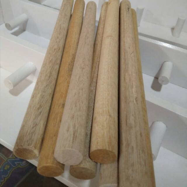 Jual Kayu bulat / kayu dowel 10 mm panjang 30 cm | Shopee Indonesia