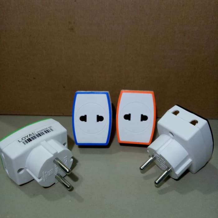 Jual Tee Listrik Warna Multi I Steker T Colokan Listrik Cabang 3 I ...