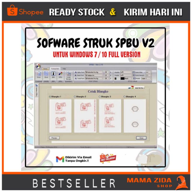 Jual Program Struk SPBU Bensin Full Version Premium Terbaru Lifetime ...