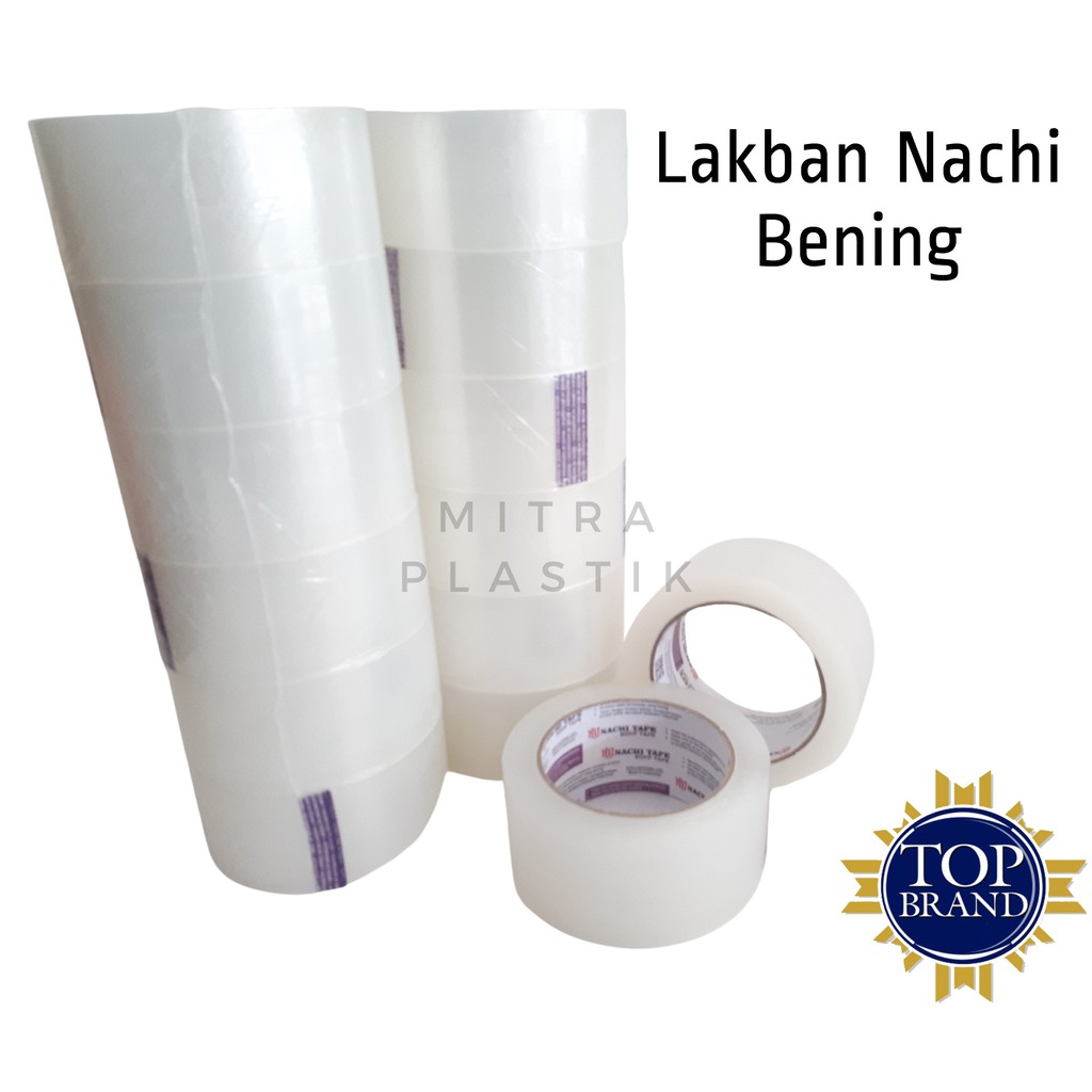 Jual Lakban Nachi Bening 2" OPP Tape Solatip 48 mm 100 yard 2 inch | Shopee Indonesia