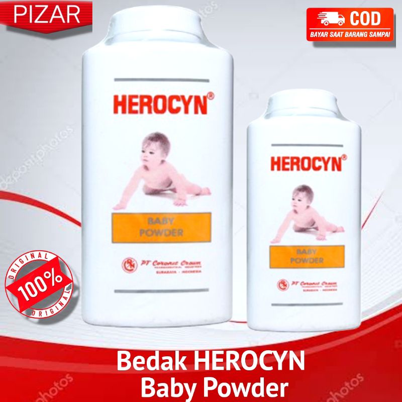 Jual Bedak HEROCYN BABY Powder 100g / 200g | Shopee Indonesia