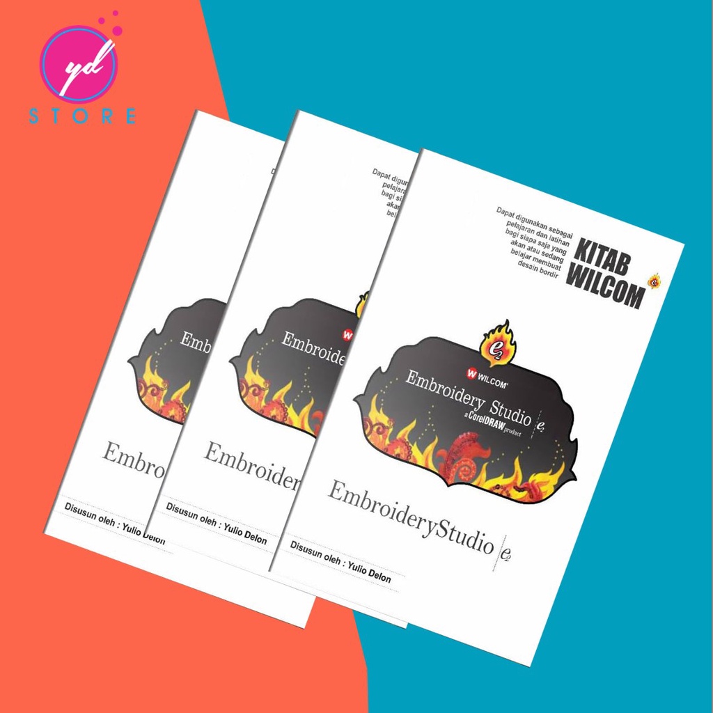 Jual Buku Panduan Belajar Wilcom Embroidery Studio E2 Cetakan Warna ...