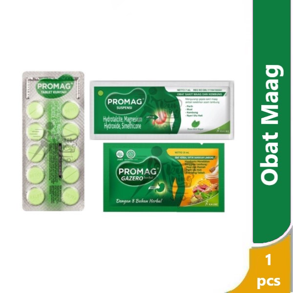 Jual Promag Tablet, Cair & Promag Gazero / pcs - obat maag asam lambung ...