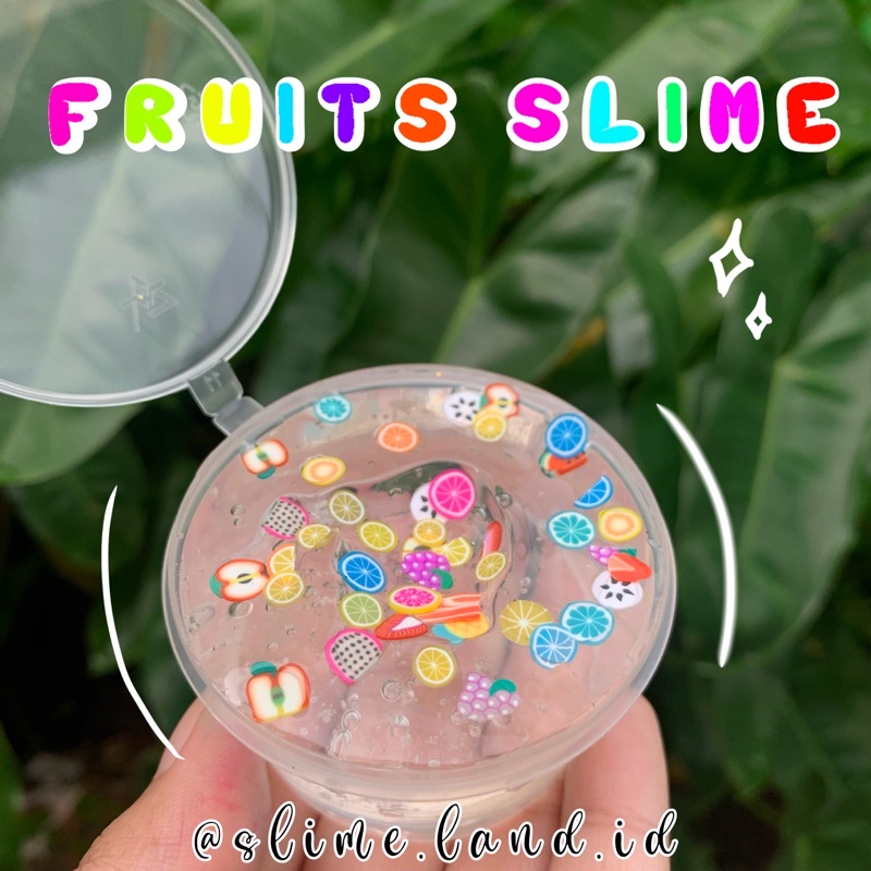 Jual FRUITS SLIME / SLIME BUAH 50ML BY SLIME.LAND.ID / SLIME CLEAR ...