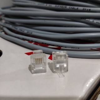 Jual Kabel line telp 10 Meter Siap Pakai/Telepon 10m /Telefon cable ...