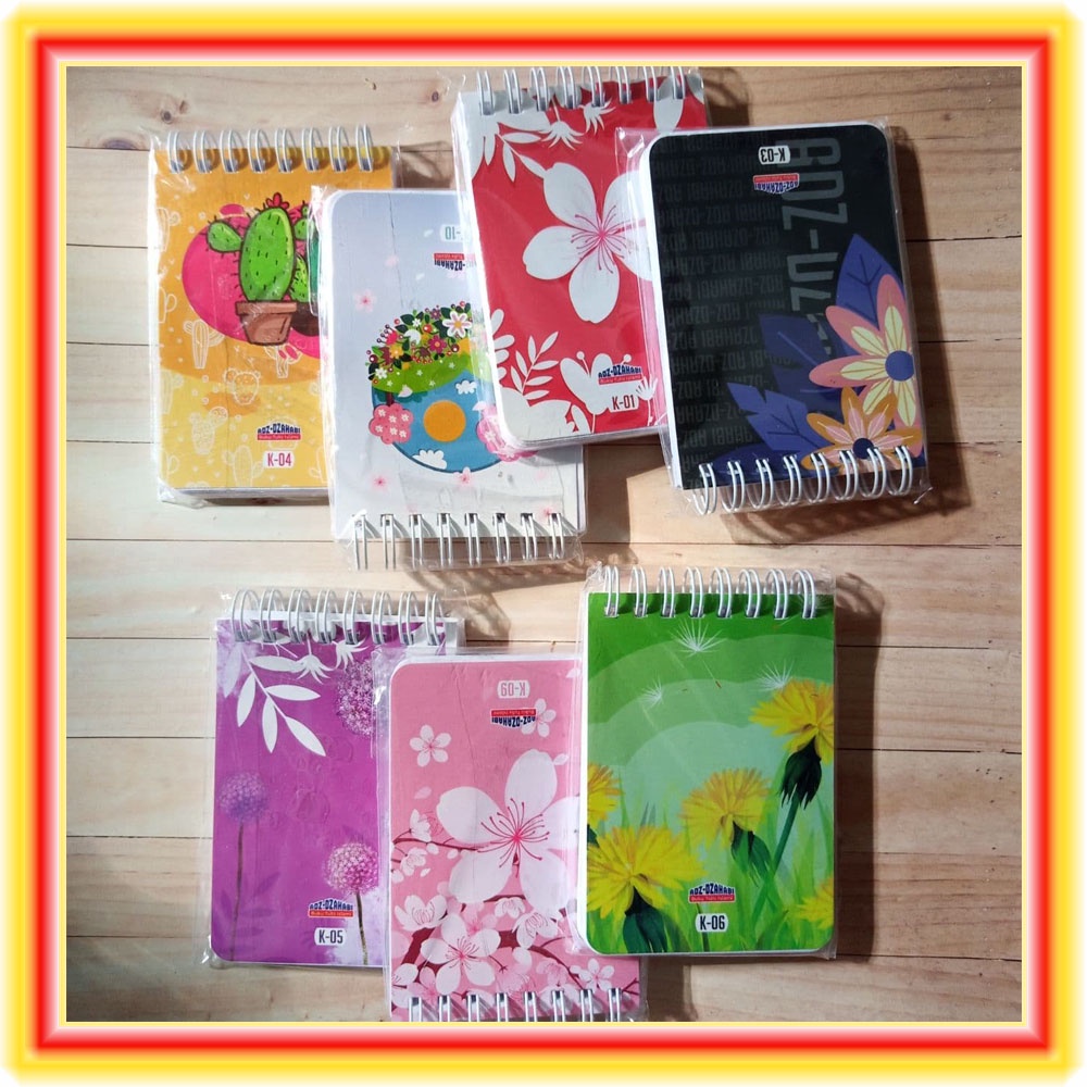 Jual Buku Spiral Kecil Buku Catatan Notebook Kecil Adz Dzahabi | Shopee ...