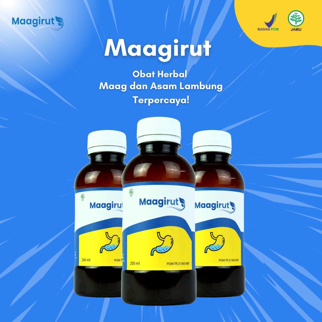 Jual MAAGIRUT - Obat Maag Asam Lambung GERD Madu Pati Irut Umbi Garut ...