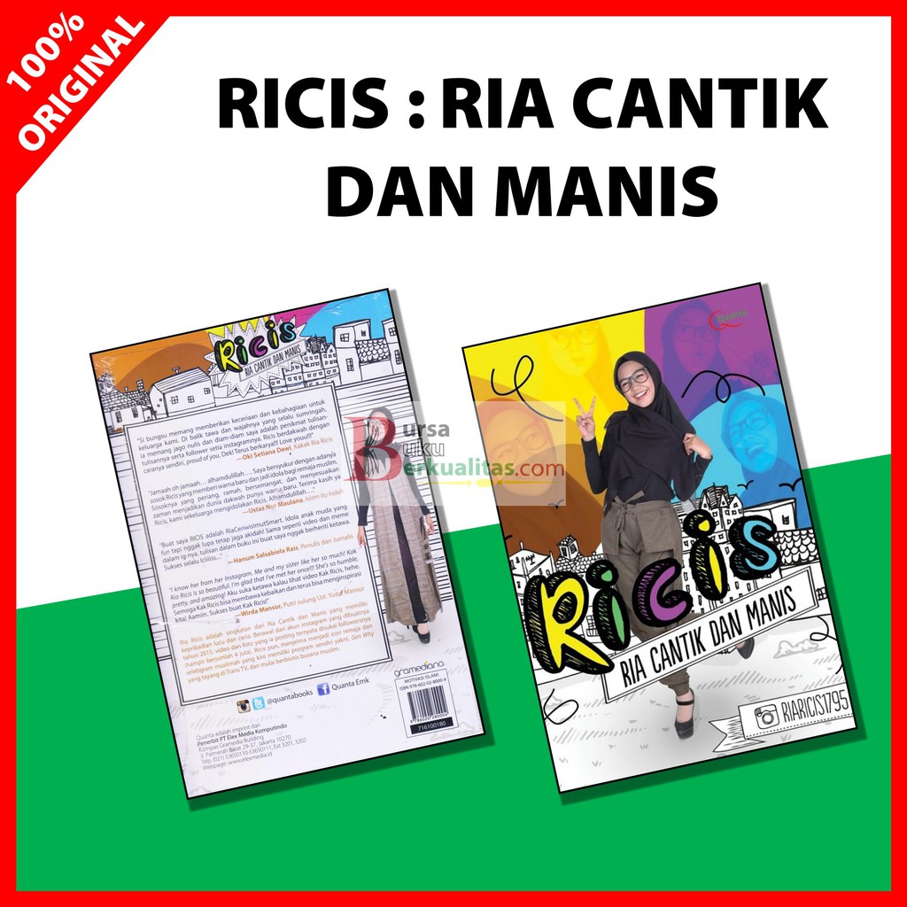 Jual Buku RICIS Ria Cantik Dan Manis | Shopee Indonesia