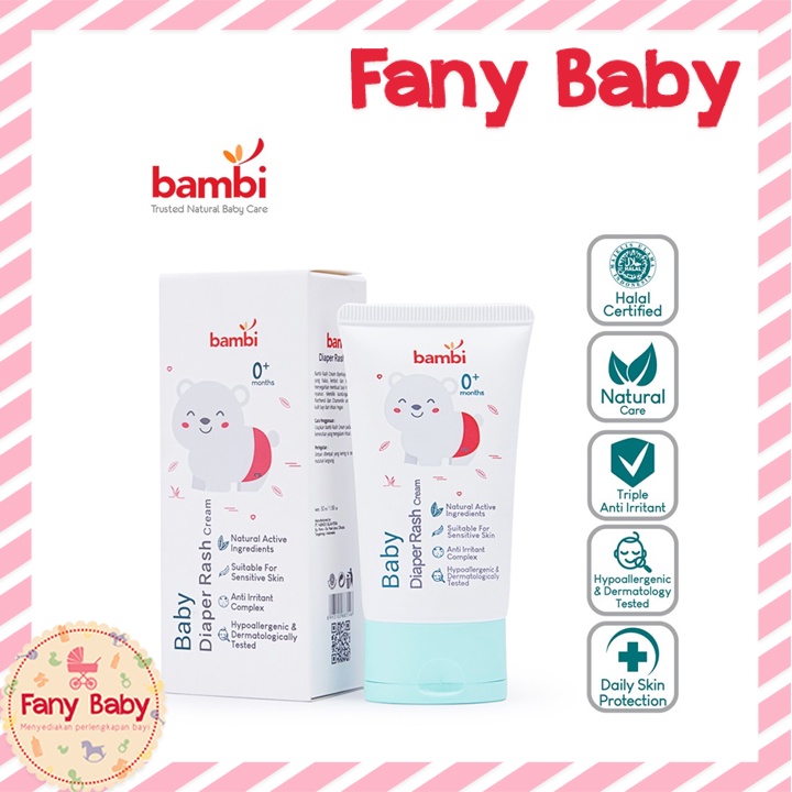 Jual BAMBI BABY DIAPER RASH CREAM 50ML | Shopee Indonesia