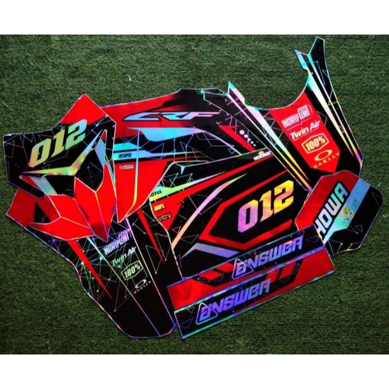 Jual Decal CRF 150 L Hologram + Stabilo Full Bodi Desain Bebas Reques ...