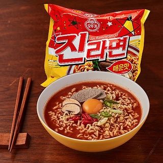 Jual Ottogi Ramen Jin Ramen Cheese Ramen Spicy Cheese Sesame Ramen ...