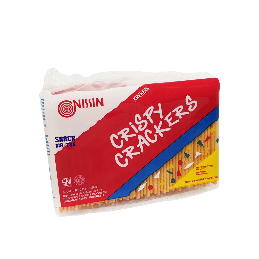 Jual Nissin Crispy Crackers - Netto 250 gr | Shopee Indonesia